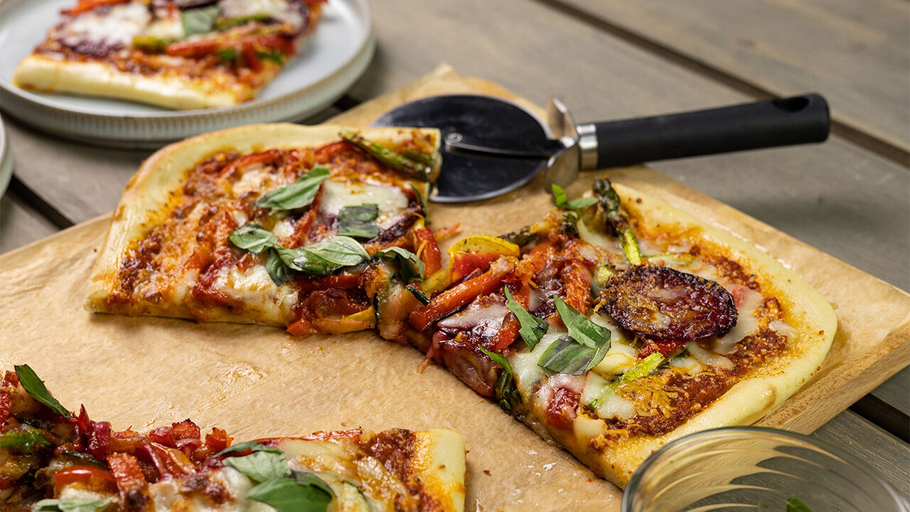 Roasted Vegetable Pizza – Stew Leonards