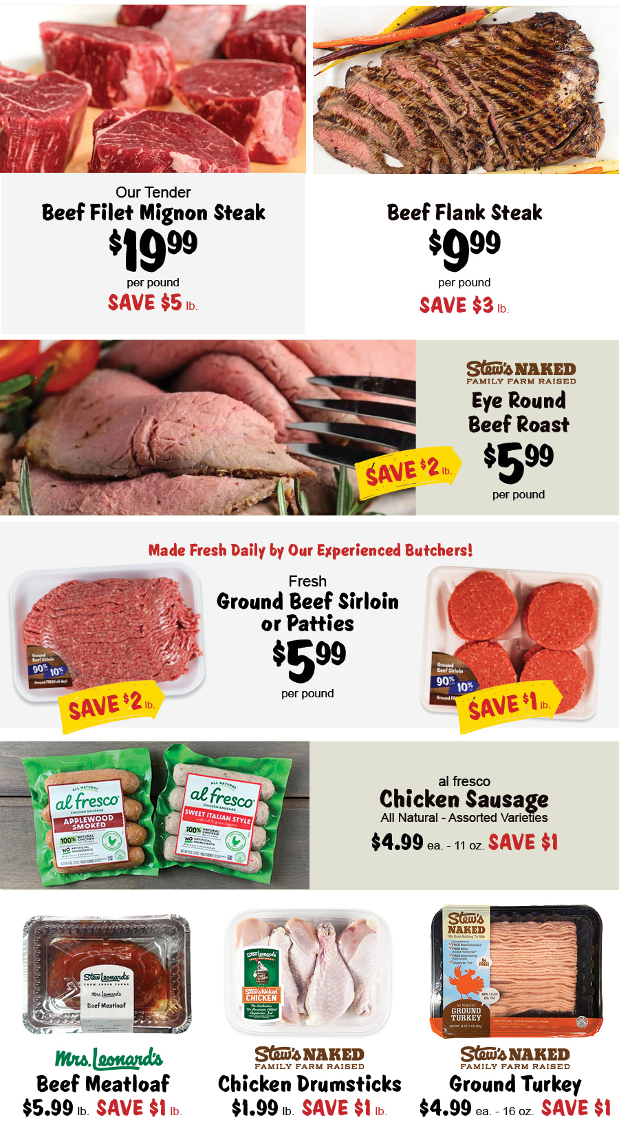 Stews Flyer – Stew Leonards